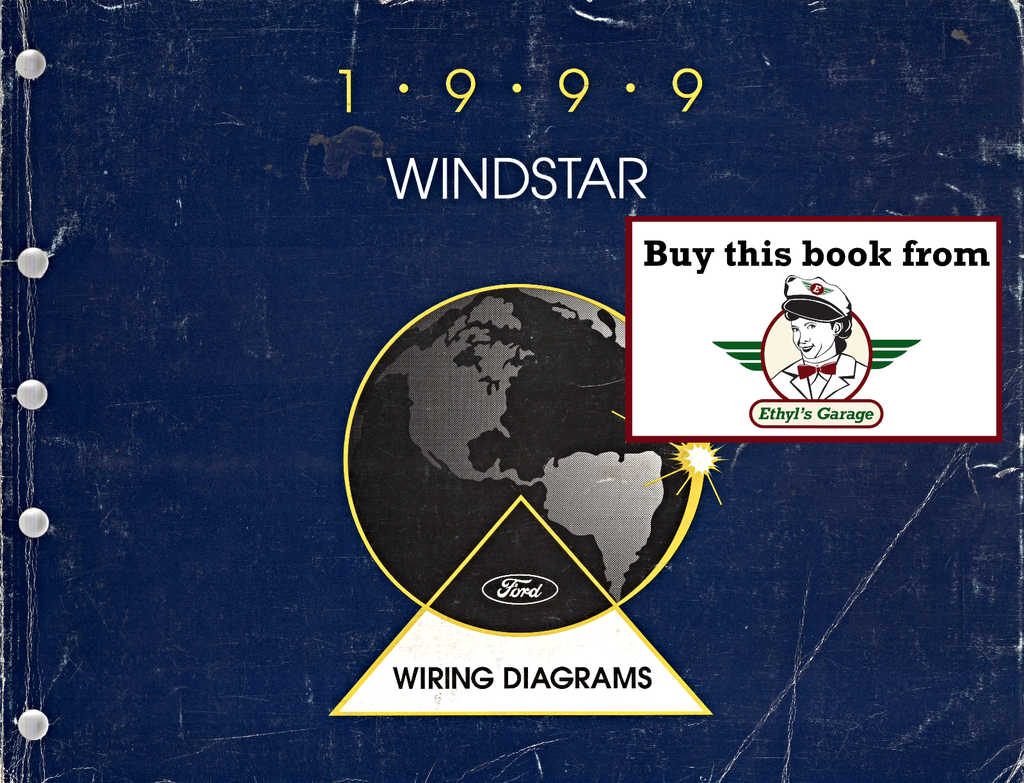 1999 Ford Windstar Factory Electrical Wiring Diagrams Manual